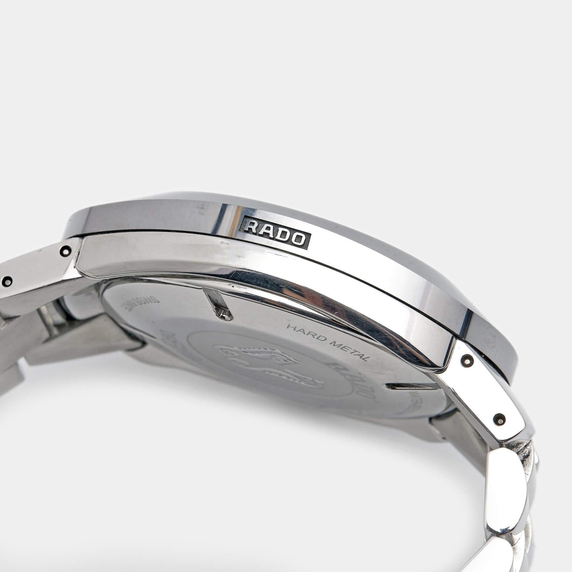 Rado Black CVD-Coated Hardmetal Diastar R12638163 Men's Wristwatch 38 ...