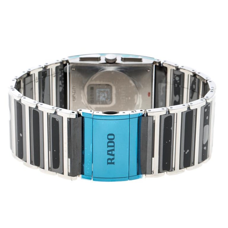 Rado Black Stainless Steel Ceramic Integral Chronograph Men's ...