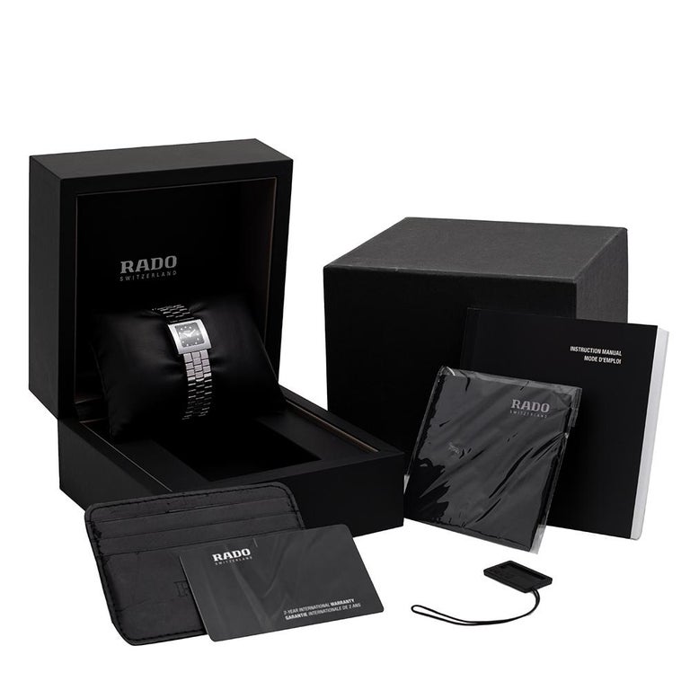 Rado Black Stainless Steel DiaStar 322.0682.3.070 Women's Wristwatch 20 ...