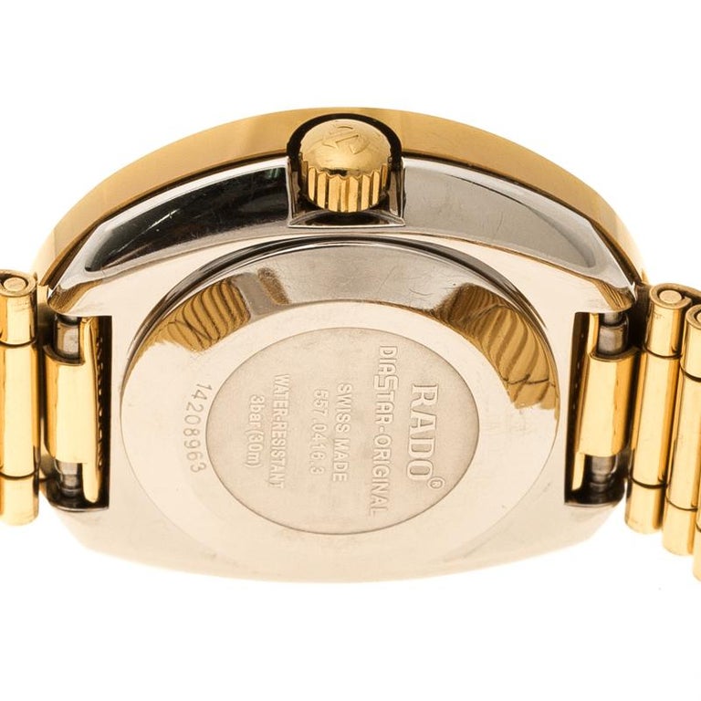 Rado Diastar Gold Plated SS Gold Women's Wristwatch 27 mm For Sale at 1stDibs | rado diastar ...
