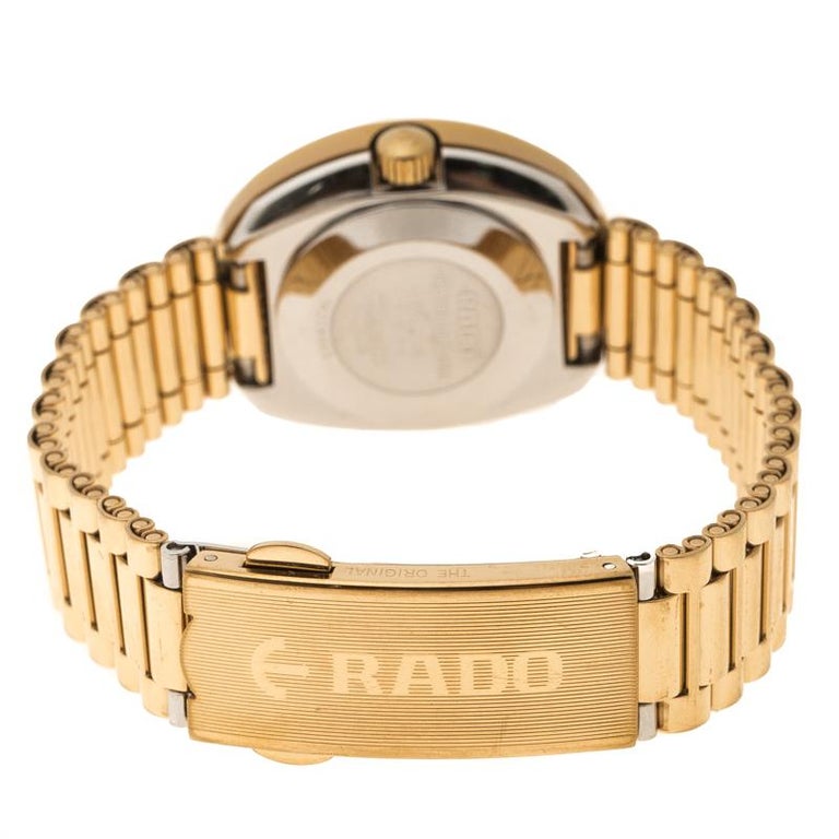 Rado Diastar Gold Plated SS Gold Women's Wristwatch 27 mm For Sale at ...