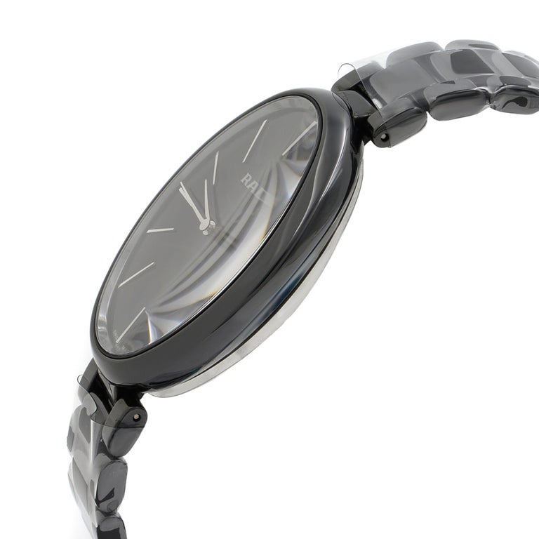 Rado Esenza Touch Black Dial Ladies Ceramic Quartz Watch R53093152 at ...