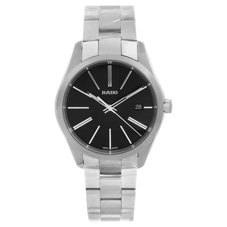 Rado Hyperchrome Steel Ceramic Date Black Dial Mens Quartz Watch ...