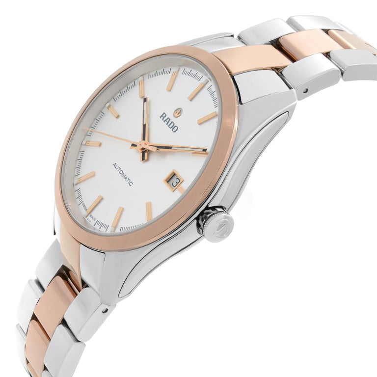 Rado Hyperchrome Steel Ceramic Silver Dial Automatic Mens Watch ...
