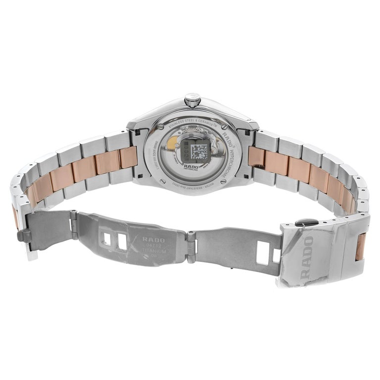 Rado Hyperchrome Steel Ceramic Silver Dial Automatic Mens Watch ...