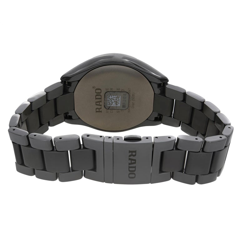 Rado Hyperchrome Ceramic Touch Dual Timer Grey Dial Quartz Mens Watch ...