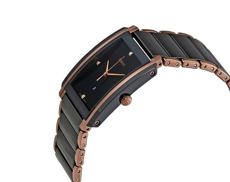 Rado Integral Diamonds Ceramic Men's Watch R20207712 For Sale at 1stDibs