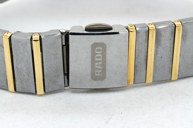 Rado Jubile 2-Tone Stainless Steel High Fashion Quartz Men's Watch w ...