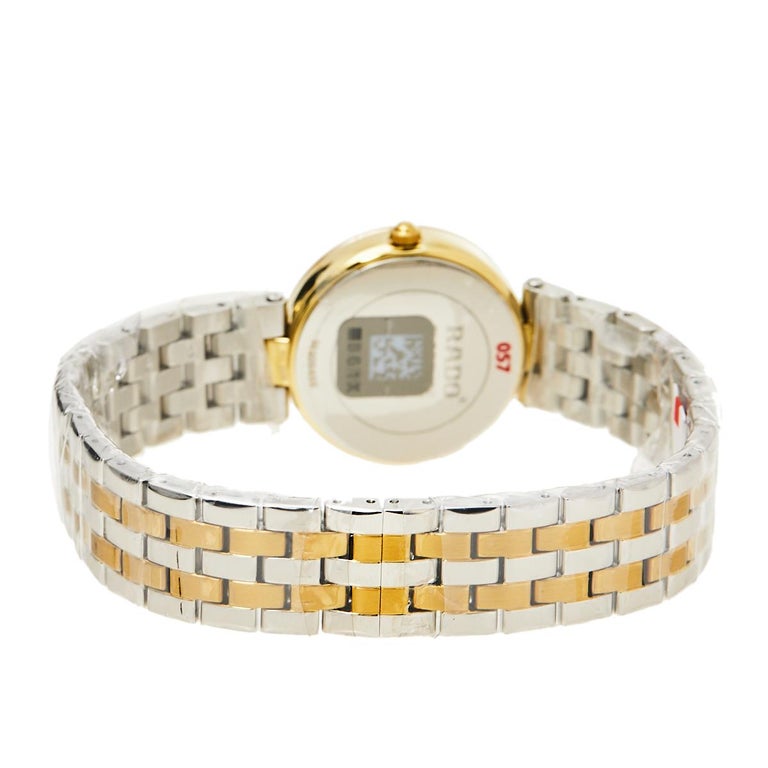Rado Silver Gold Tone Stainless Steel Florence R48872723 Women's ...