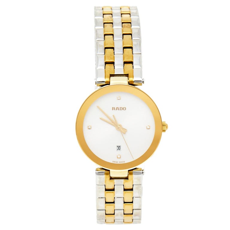 Rado Silver Gold Tone Stainless Steel Florence R48872723 Women's ...