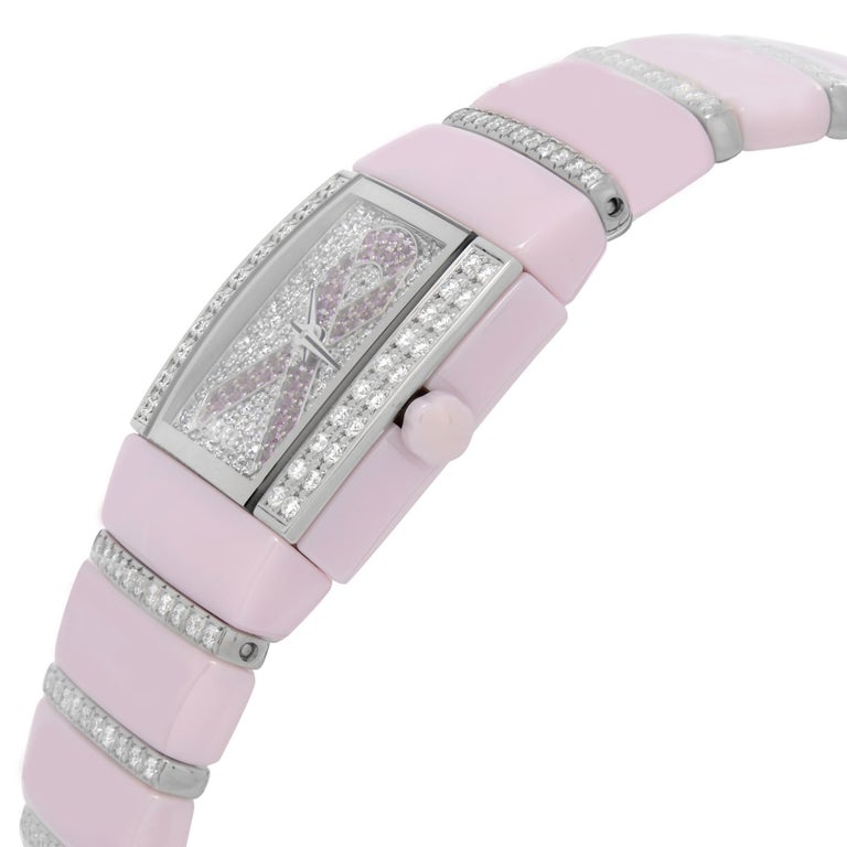 Rado Sintra Jubile Limited Edition Pink Ceramic Diamonds Ladies Watch ...