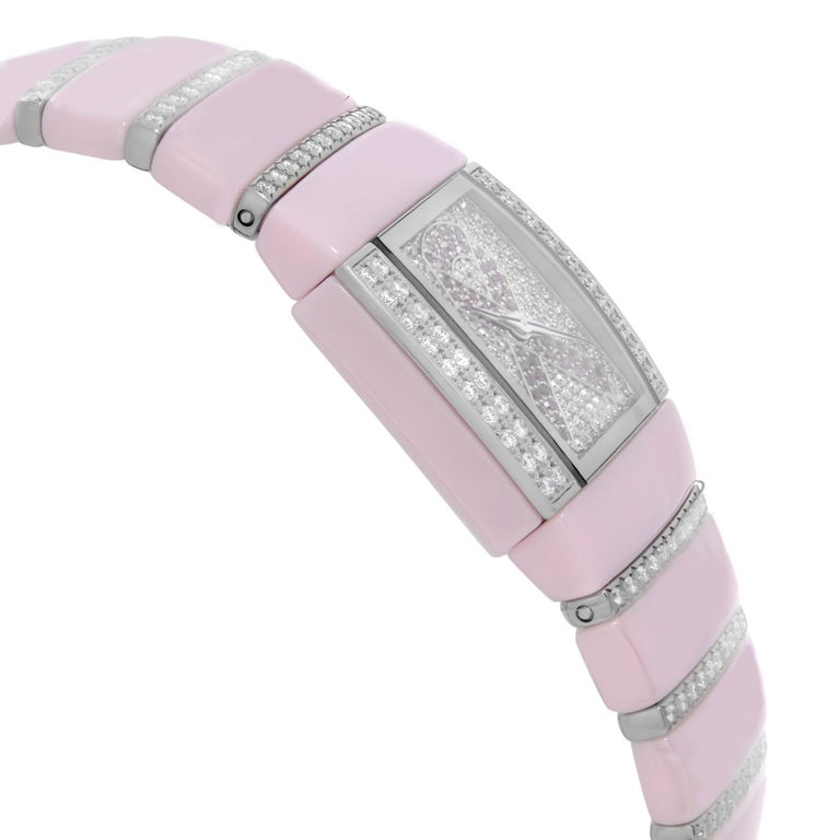 Rado Sintra Jubile Limited Edition Pink Ceramic Diamonds Ladies Watch ...