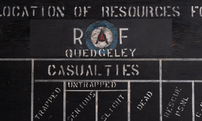 R.A.F. Blackboard at 1stDibs
