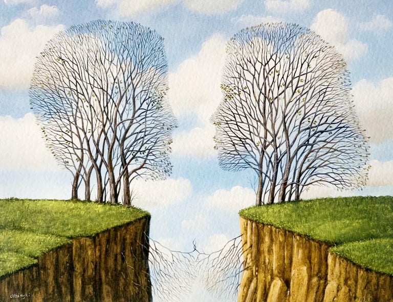 Rafał Olbiński - Domination of grace - Surrealist print, Limited ...