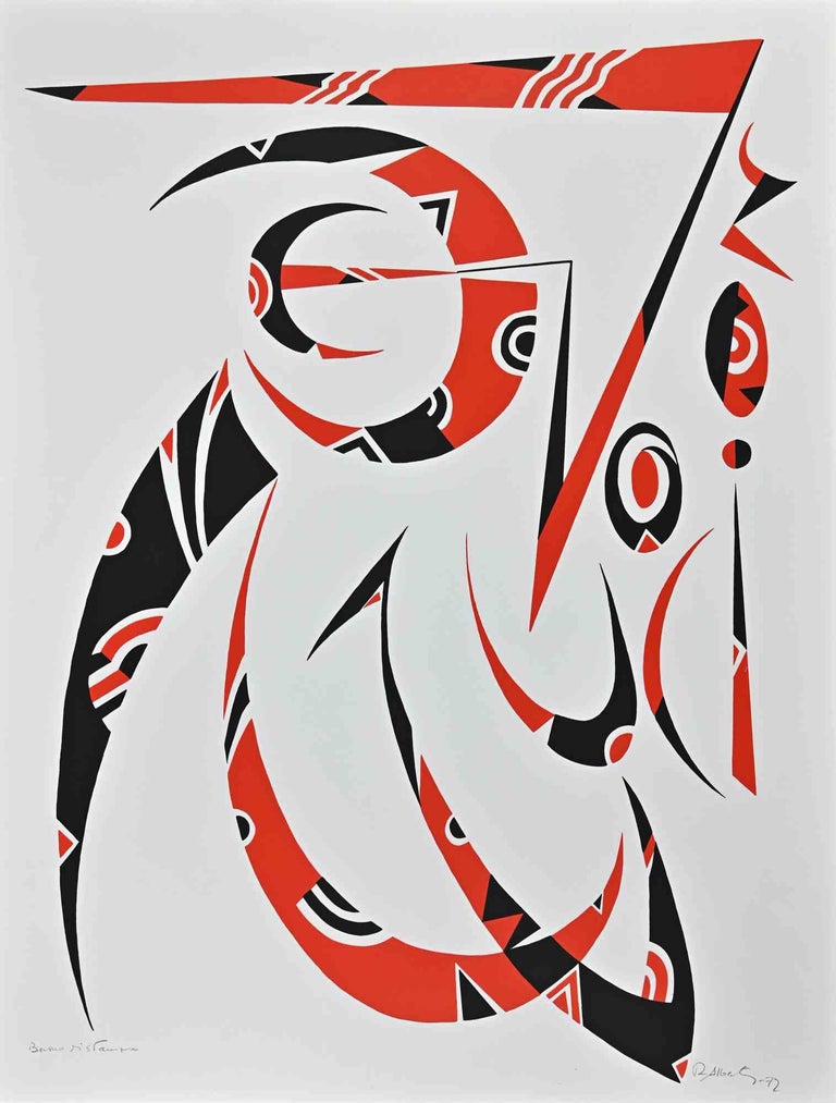 Rafael Alberti - Abstract Composition - Letter Z - Original Lithograph ...