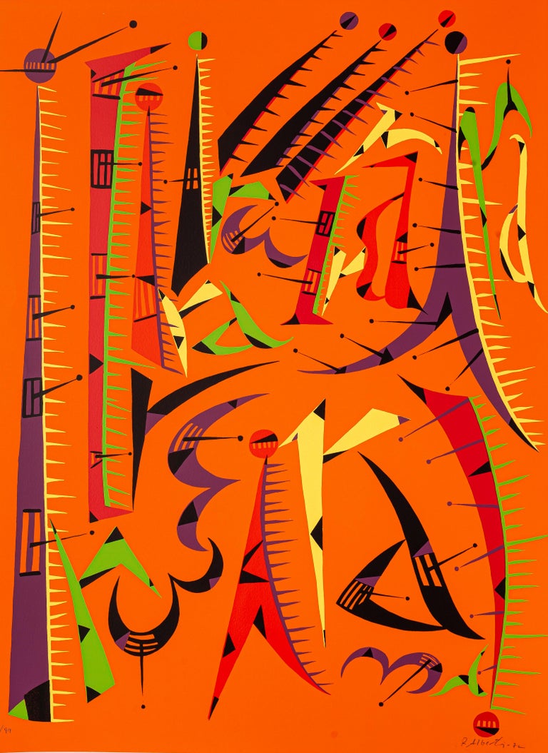 Rafael Alberti - Abstract Composition - Original Lithograph by Raphael ...