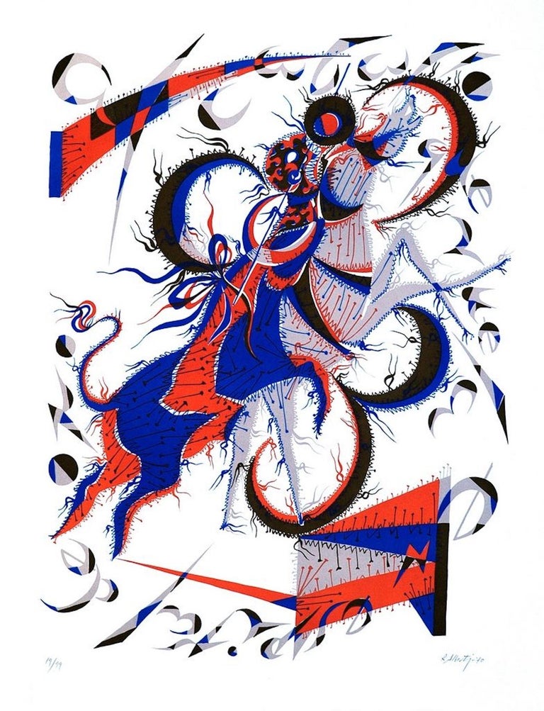 Rafael Alberti - Horse Flies - Original Lithograph by Rafael Alberti ...
