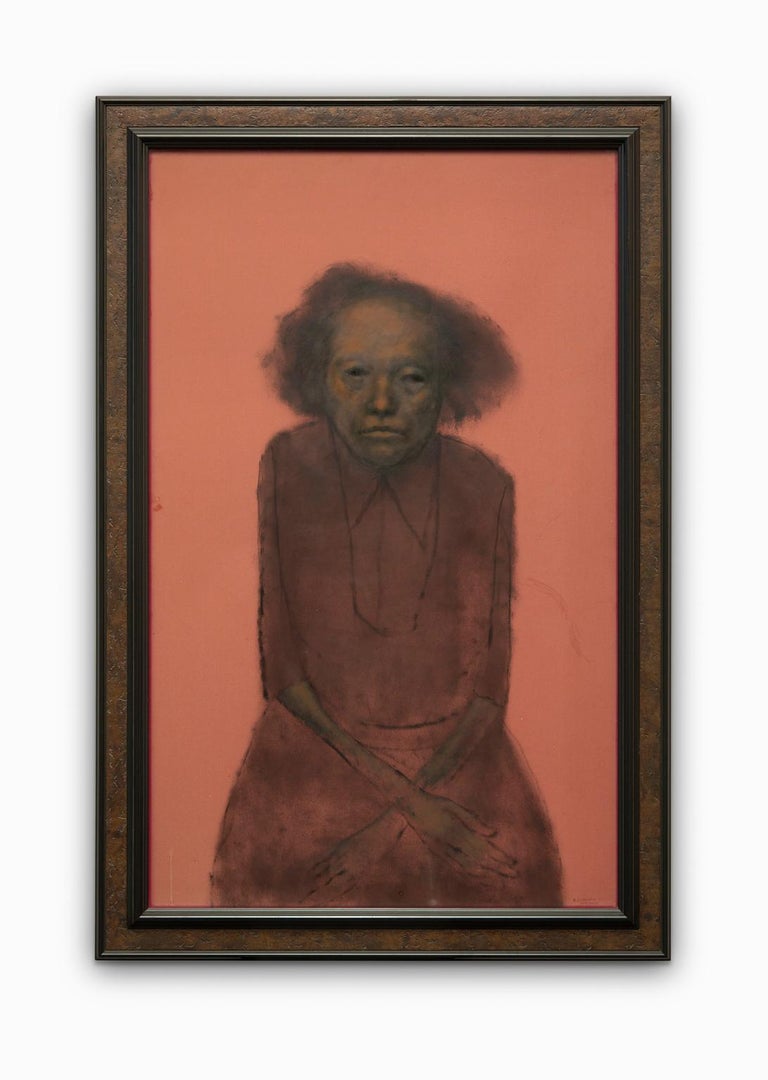 Rafael Coronel - "Untitled", Mixed Media, Painter's Board, Signed and ...