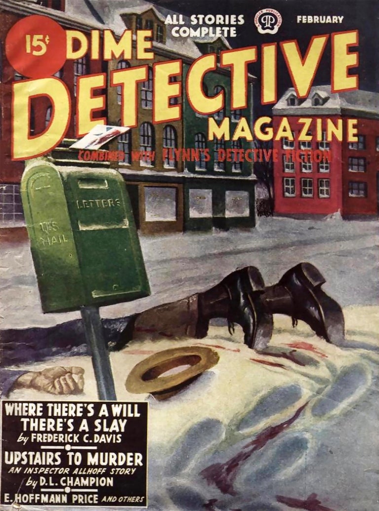 Rafael DeSoto - Noir Pulp Magazine, Dead Man in the Snow, Mid Century ...