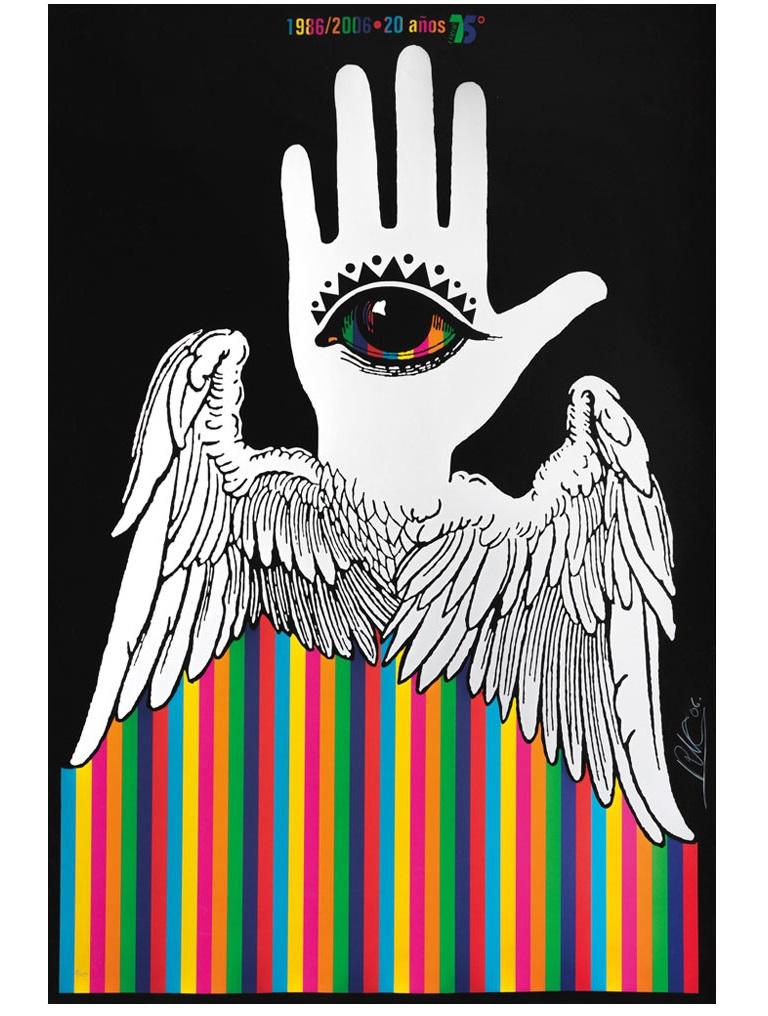 Rafael López Castro - Cartel Artístico 20 AÑOS 75 GRADOS at 1stDibs