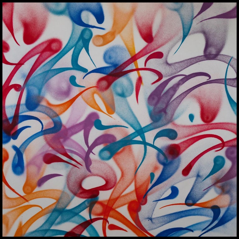 Rafael Sliks - Flores Canvas For Sale at 1stDibs