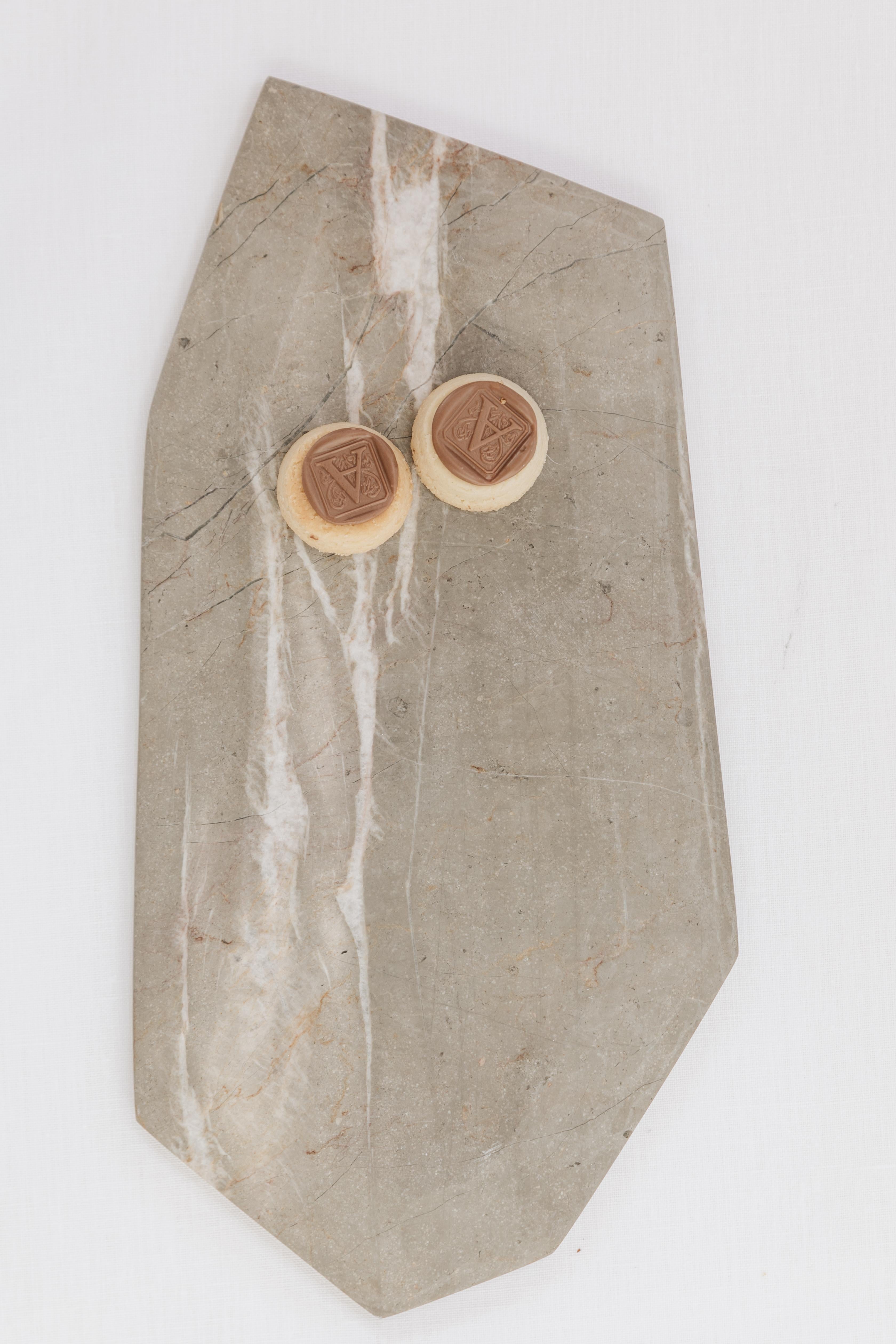 Mexican Handmade Rafaela Marble Serving Tray For Sale at 1stDibs