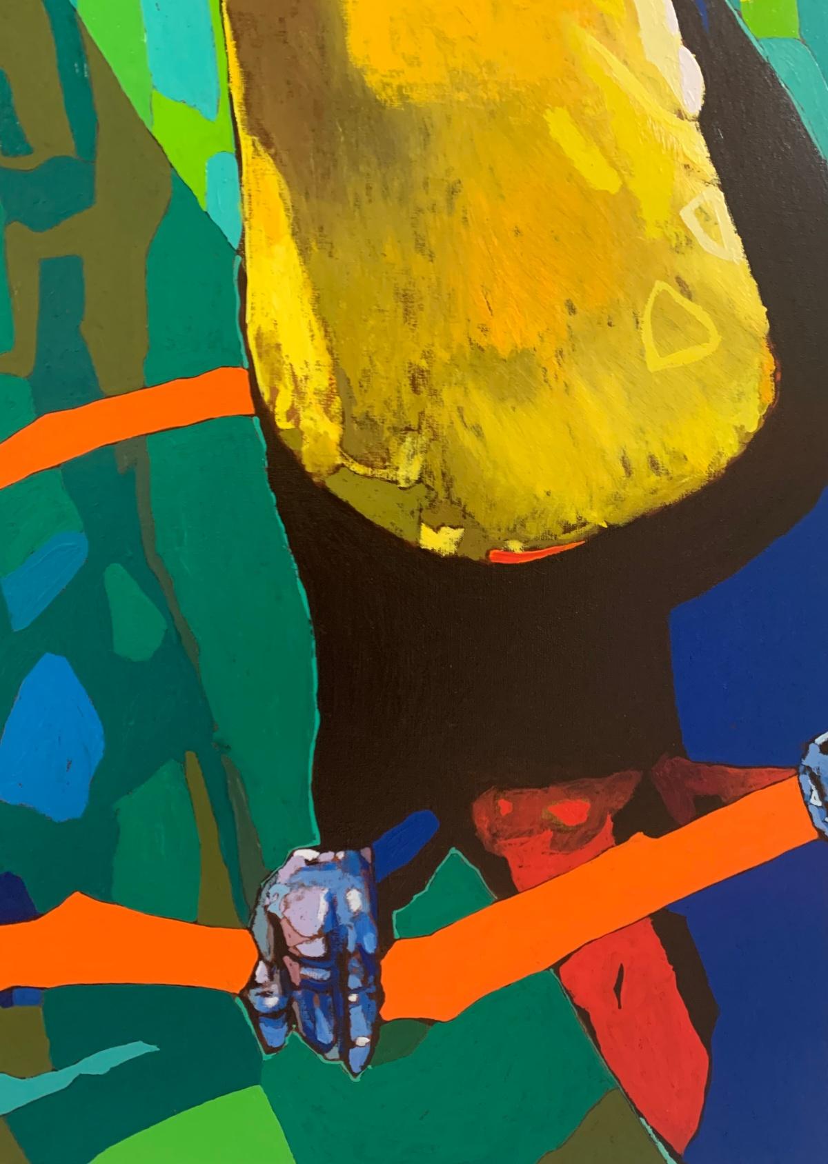 Rafał Gadowski - A Toucan 13. Figurative Oil Painting, Colorful, Pop ...