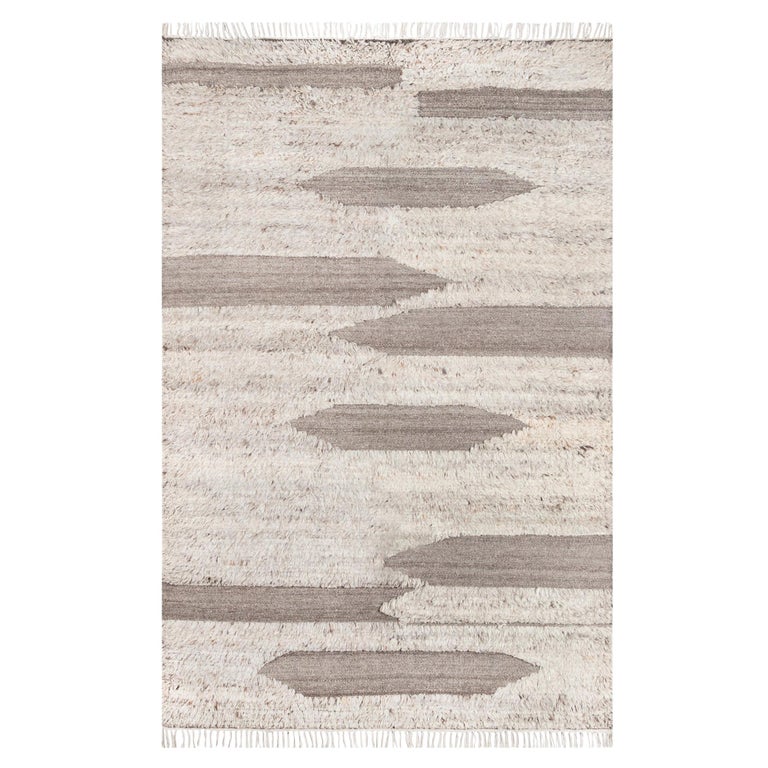 “Rafalla Tumeni” Handwoven Wool Rug 'Natural' by Christiane Lemieux For ...