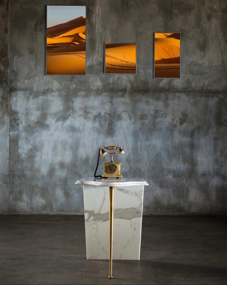 Raffaele Fusco Console Tables Calacatta Marble 21th Century Modern ...