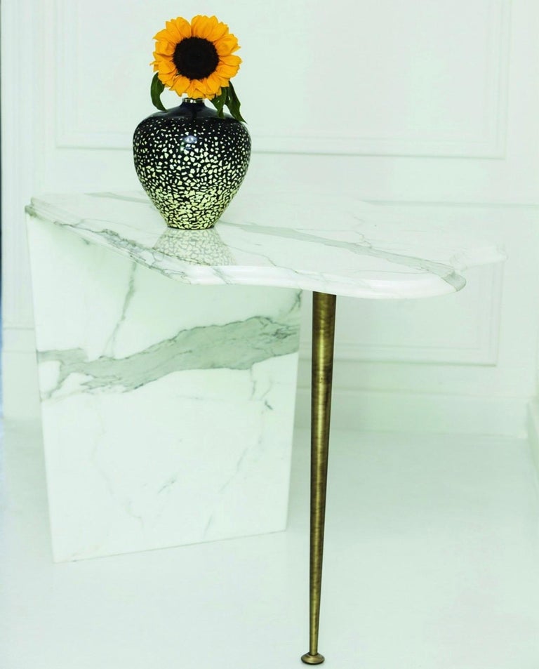 Raffaele Fusco Console Tables Calacatta Marble 21th Century Modern ...