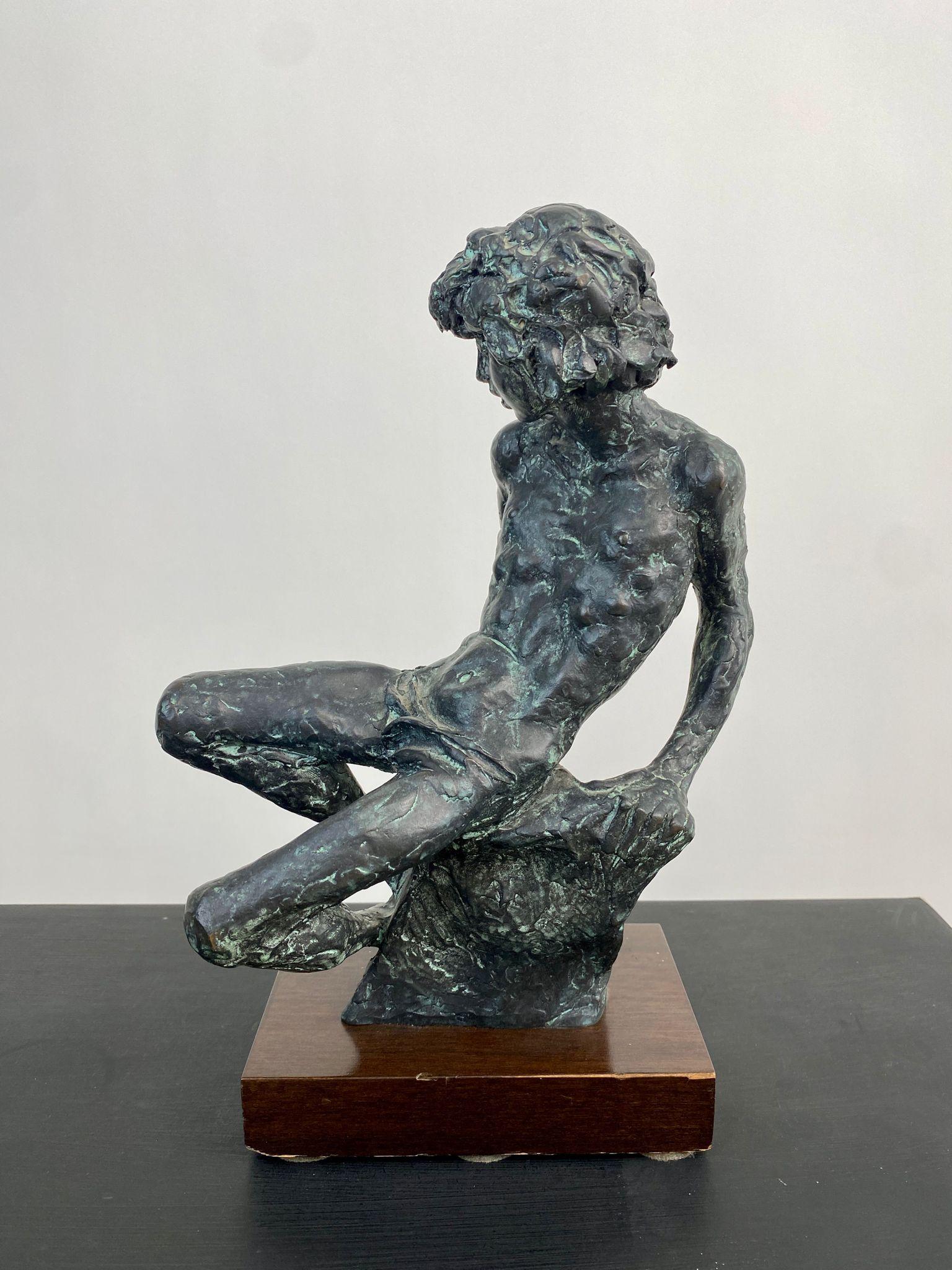 Ragazzo allo scoglio di Augusto Murer at 1stDibs