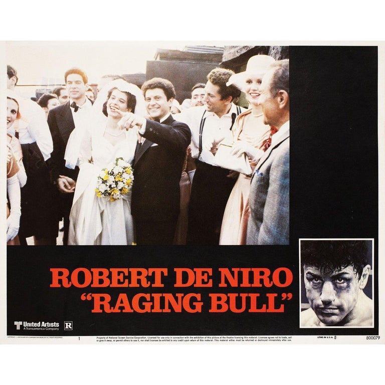 Raging Bull 1980 U.S. Lobby Card Set of 8 For Sale at 1stDibs
