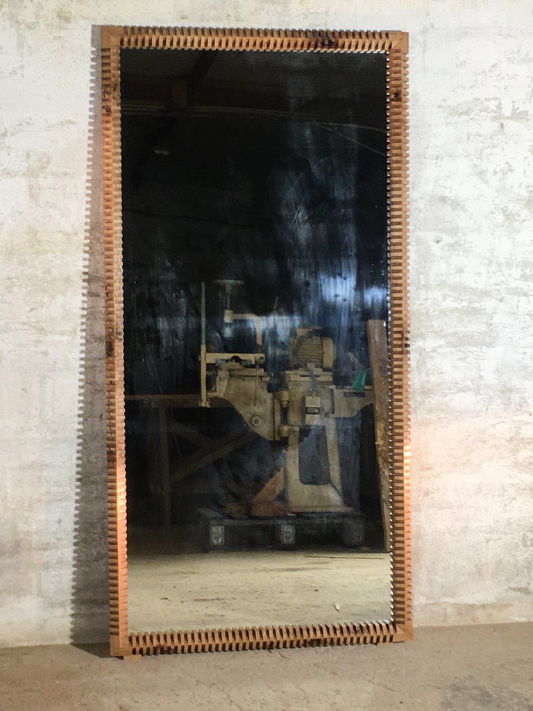 Ragusa Frame, a Finely Geometrically Woodcarved Frame in Oak by Tomaz ...