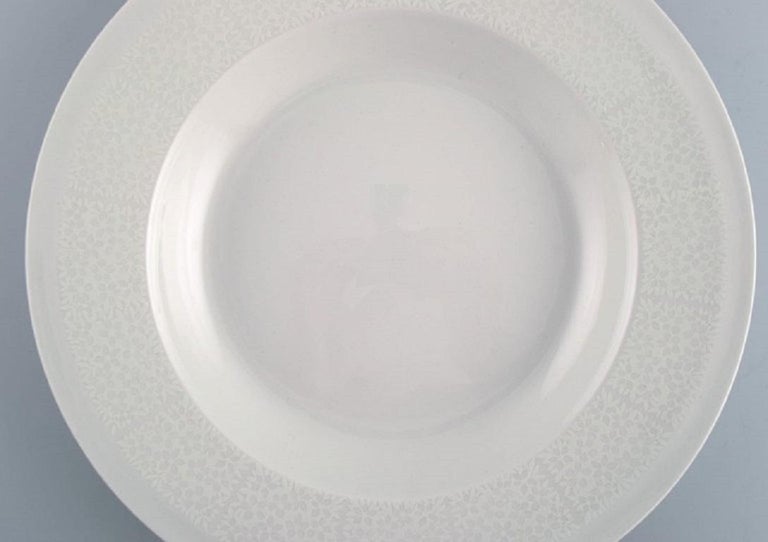 Raija Uosikkinen for Arabia, 10 Rare Pitsi Deep Plates with Floral ...