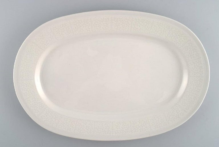 Raija Uosikkinen for Arabia, Two Pitsi Serving Dishes with Flower ...