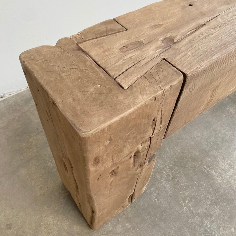 Railroad Tie Console Table at 1stDibs | railroad tie furniture ...