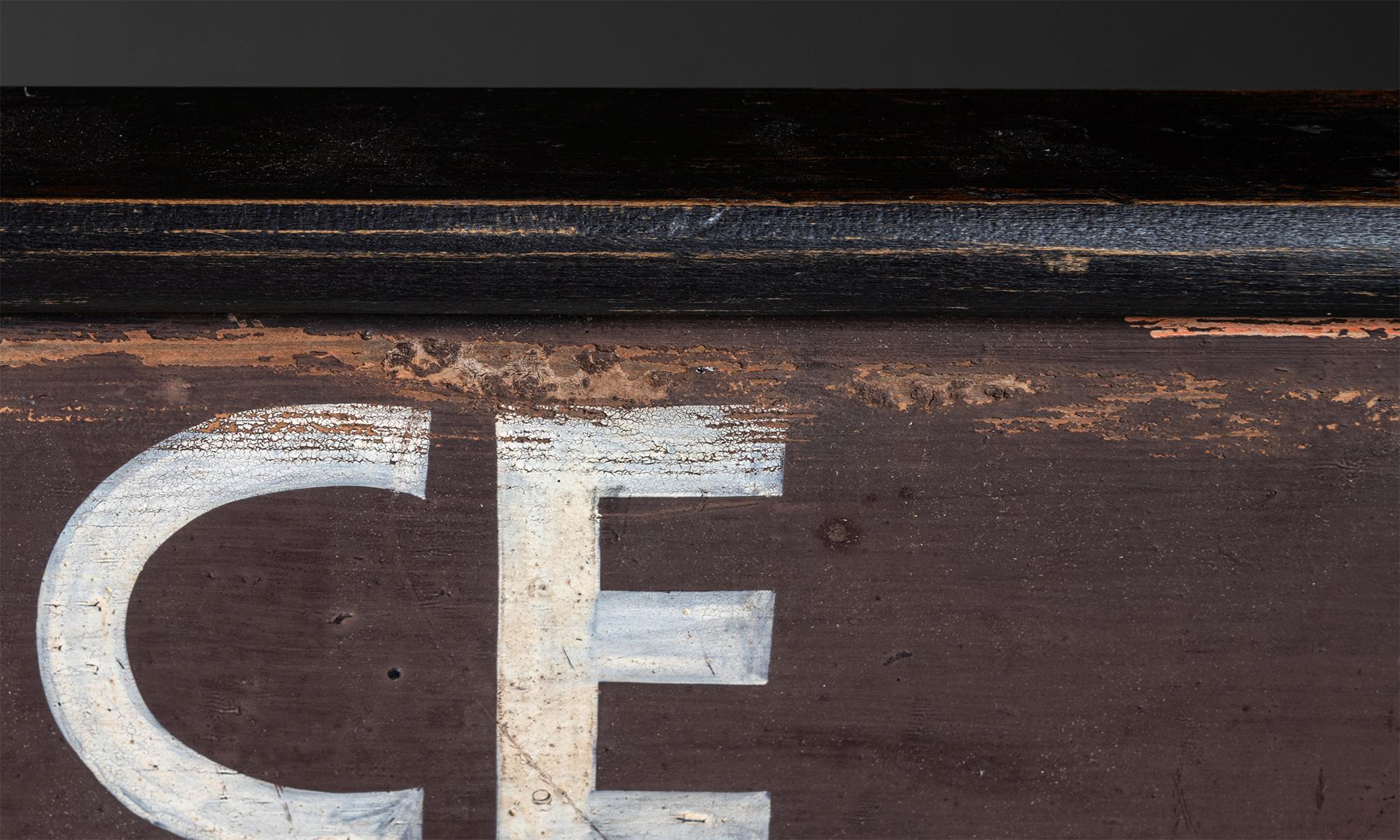 Railway Sign, England, Circa 1940 at 1stDibs