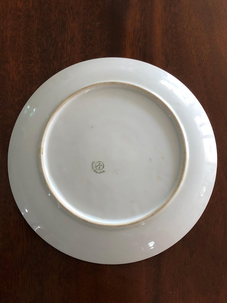 Rainbow Color Wheel Sample Porcelain Plate at 1stDibs