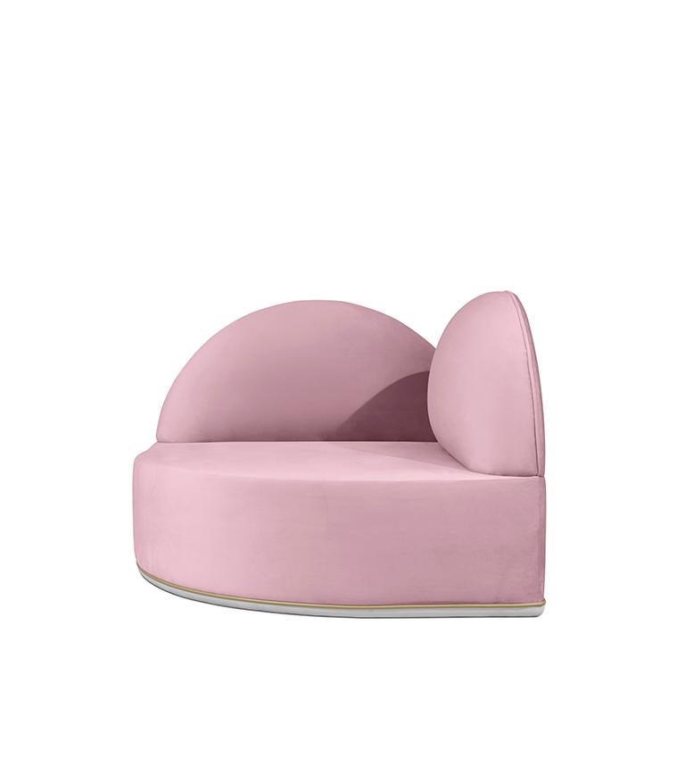 Rainbow Corner Kids Sofa in Velvet and Brass by Circu Magical Furniture ...
