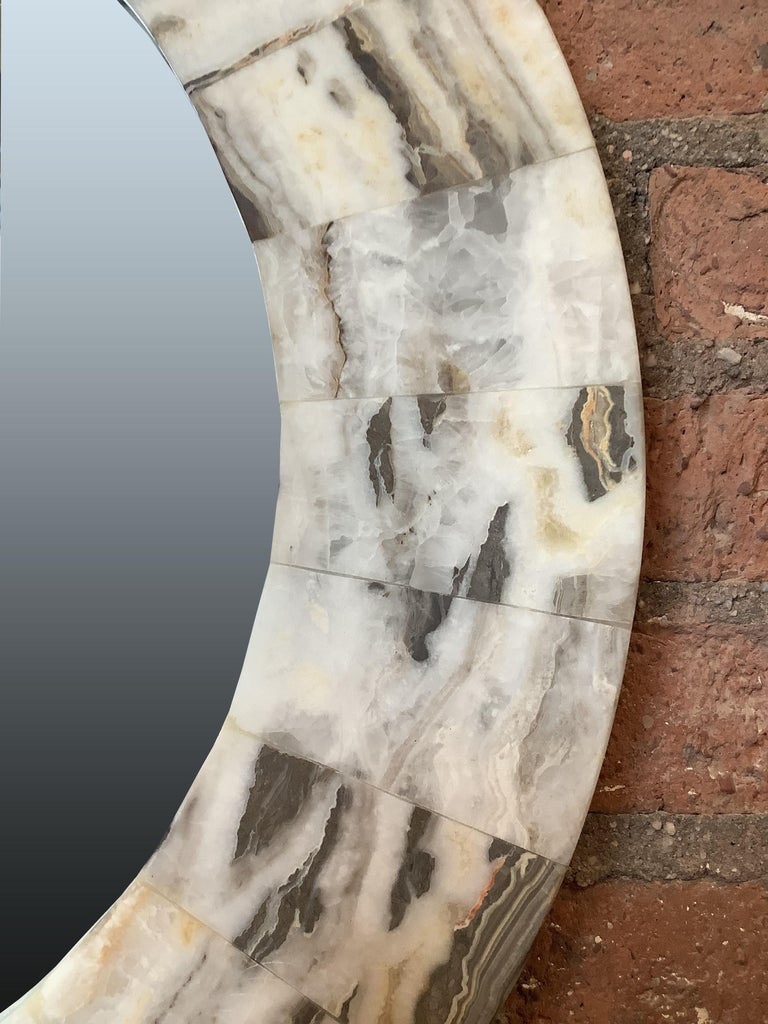 Rainbow Mirror with Onyx Frame For Sale at 1stDibs