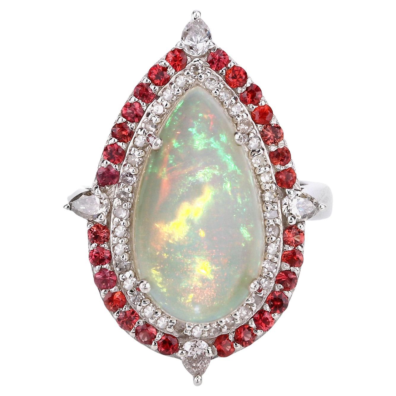 Fine Rainbow Silver Ring at 1stDibs | custom rainbow silver ring