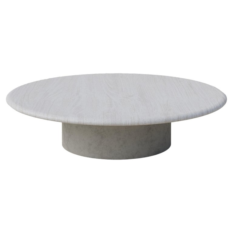 Raindrop Coffee Table, 1000, White Oak / Microcrete For Sale at 1stDibs