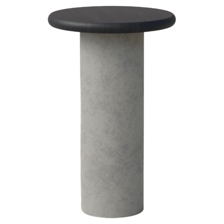 Raindrop Coffee Table, 300, Black Oak / Microcrete For Sale at 1stDibs