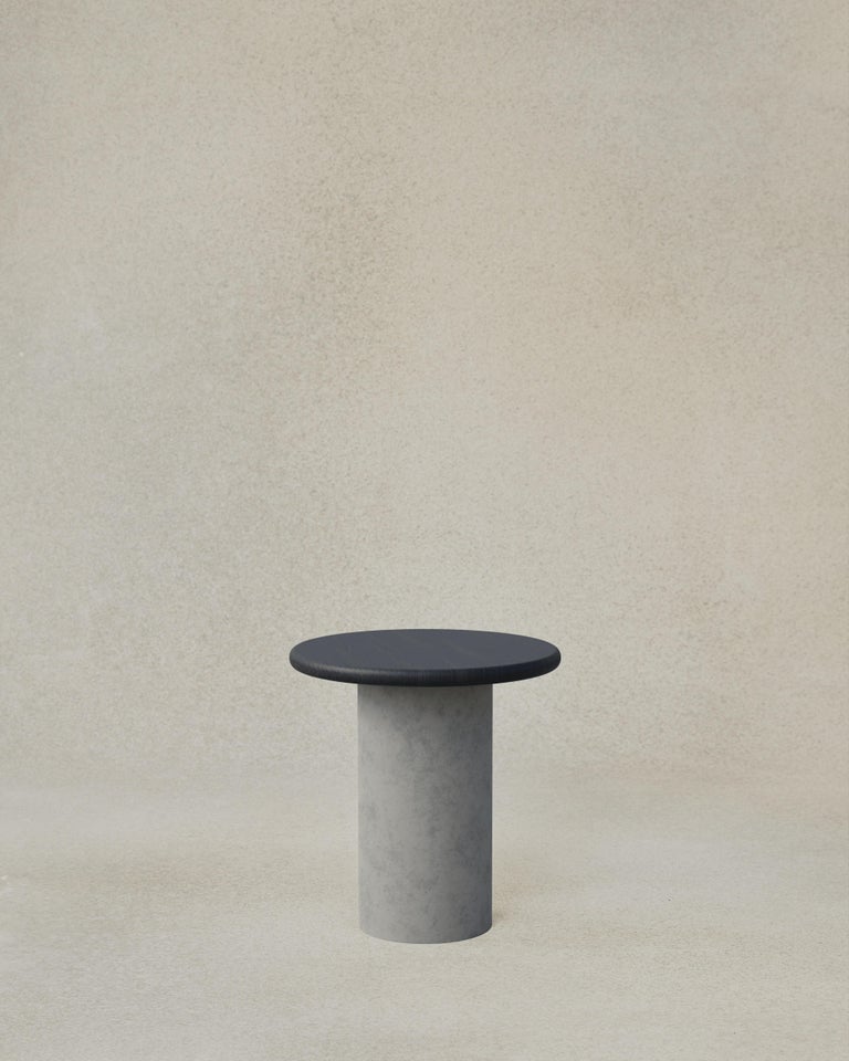 Raindrop Coffee Table, 400, Black Oak / Microcrete For Sale at 1stDibs