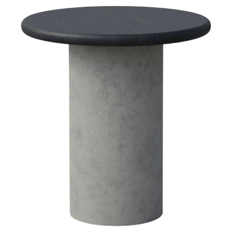 Raindrop Coffee Table, 400, Black Oak / Microcrete For Sale at 1stDibs