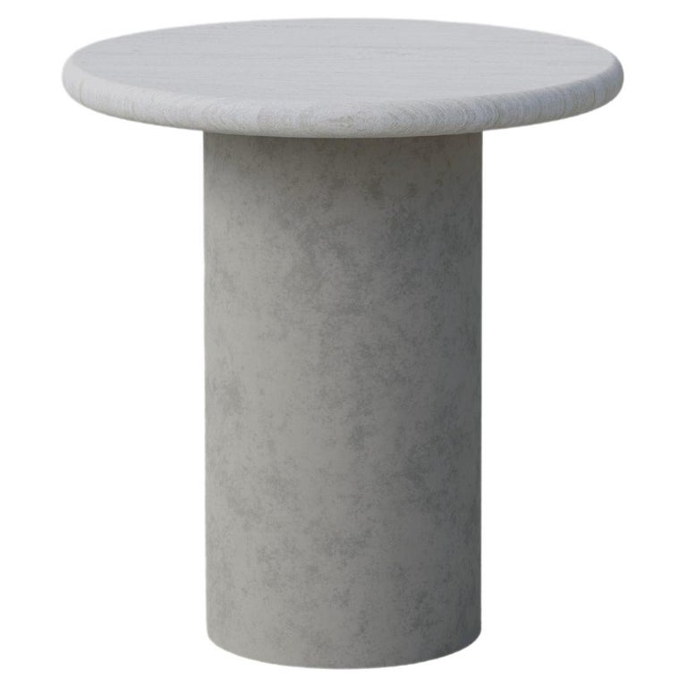 Raindrop Coffee Table, 400, White Oak / Microcrete For Sale at 1stDibs