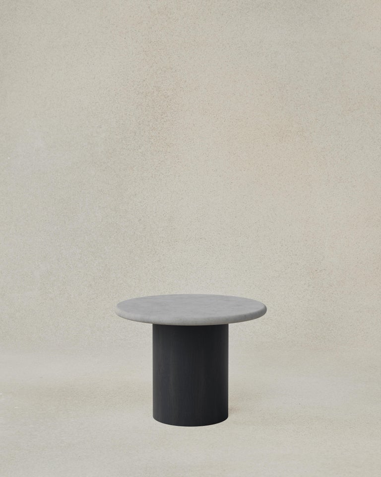 Raindrop Coffee Table, 500, Microcrete / Black Oak For Sale at 1stDibs