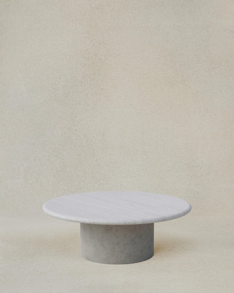 Raindrop Coffee Table, 800, White Oak / Microcrete For Sale at 1stDibs