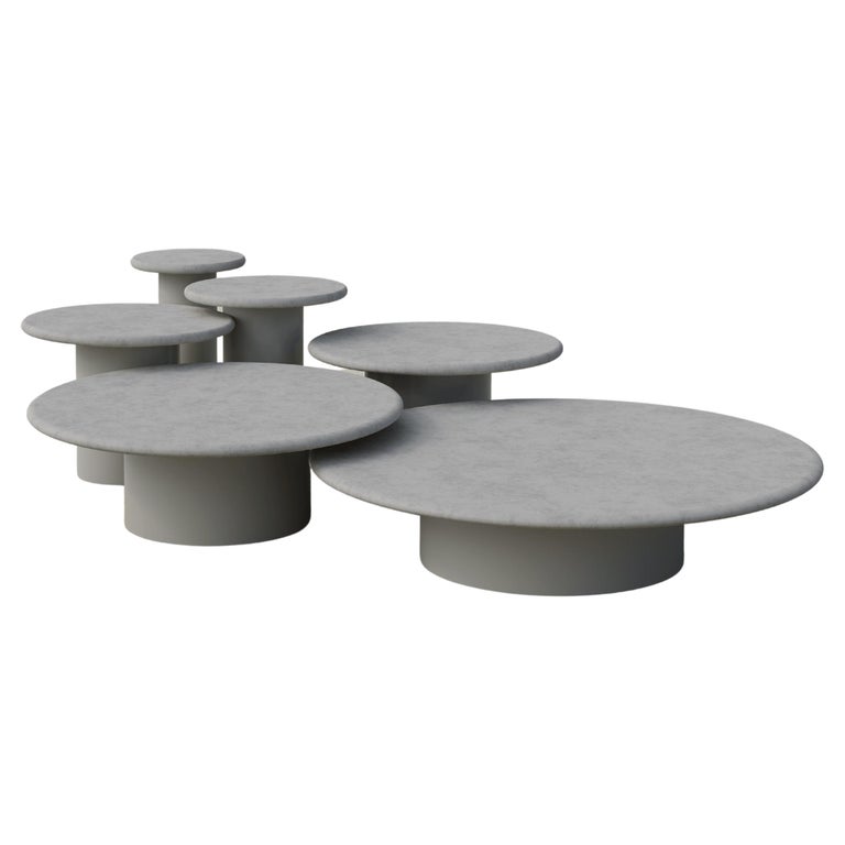 Raindrop Full Set, Microcrete / Pebble Grey For Sale at 1stDibs