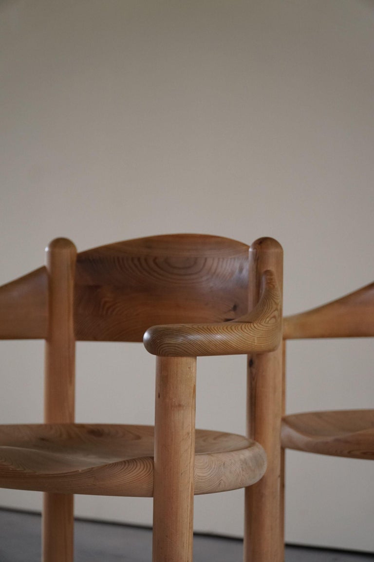 Rainer Daumiller, Set of 4 Dining Chairs in Solid Pine, Danish Modern, 1970s For Sale at 1stDibs